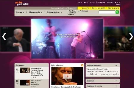 "Arte Live Web", une nouvelle plateforme pour le spectacle vivant